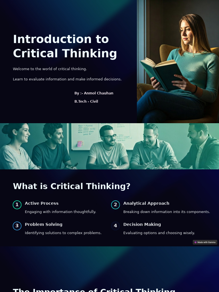 Mastering Critical Thinking Skills | PDF | Critical Thinking | Thought