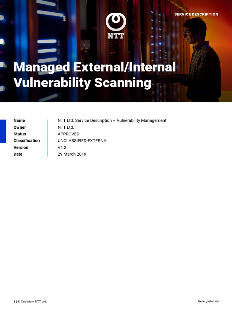 Service Description Vulnerability Management UEA | PDF | Payment Card ...
