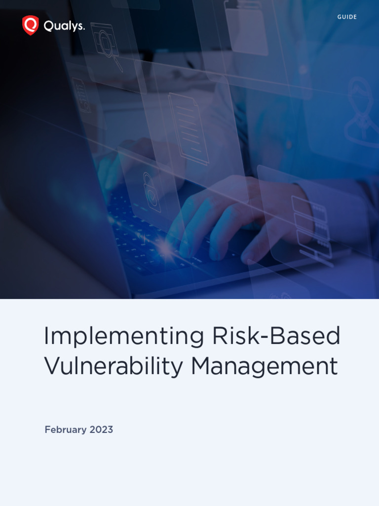 Implementing Risk Based Vulnerability Management Trurisk | PDF | Vulnerability (Computing ...