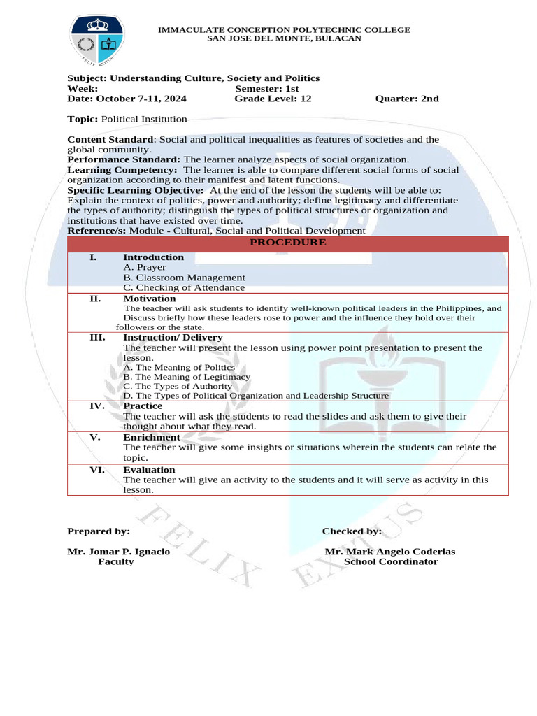 SSC TG LESSON 7 | PDF | Teachers | Learning