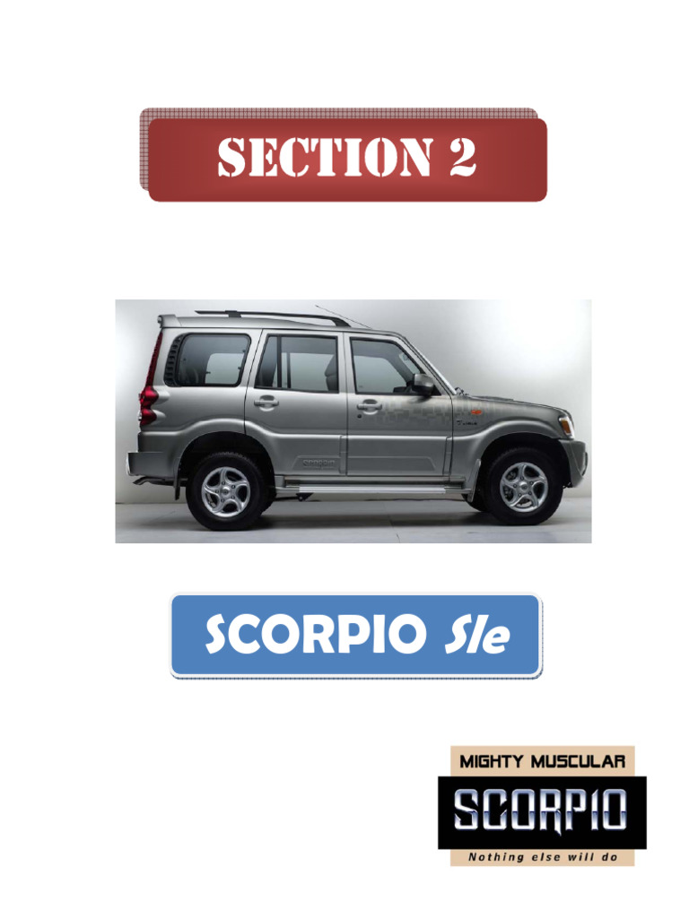Scorpio Sle Wiring and Fuse Diagrams | PDF | Headlamp | Anti Lock ...