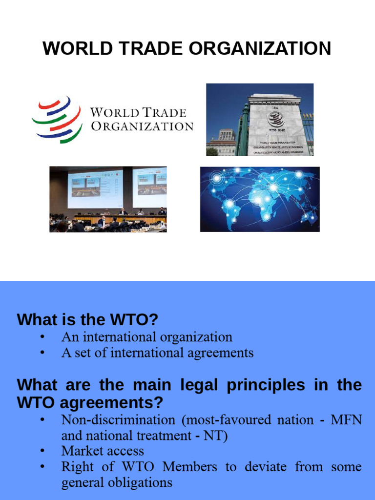 WTO in A Nutshell and 8. Dispute Settlement | PDF | World Trade Organization | General Agreement ...
