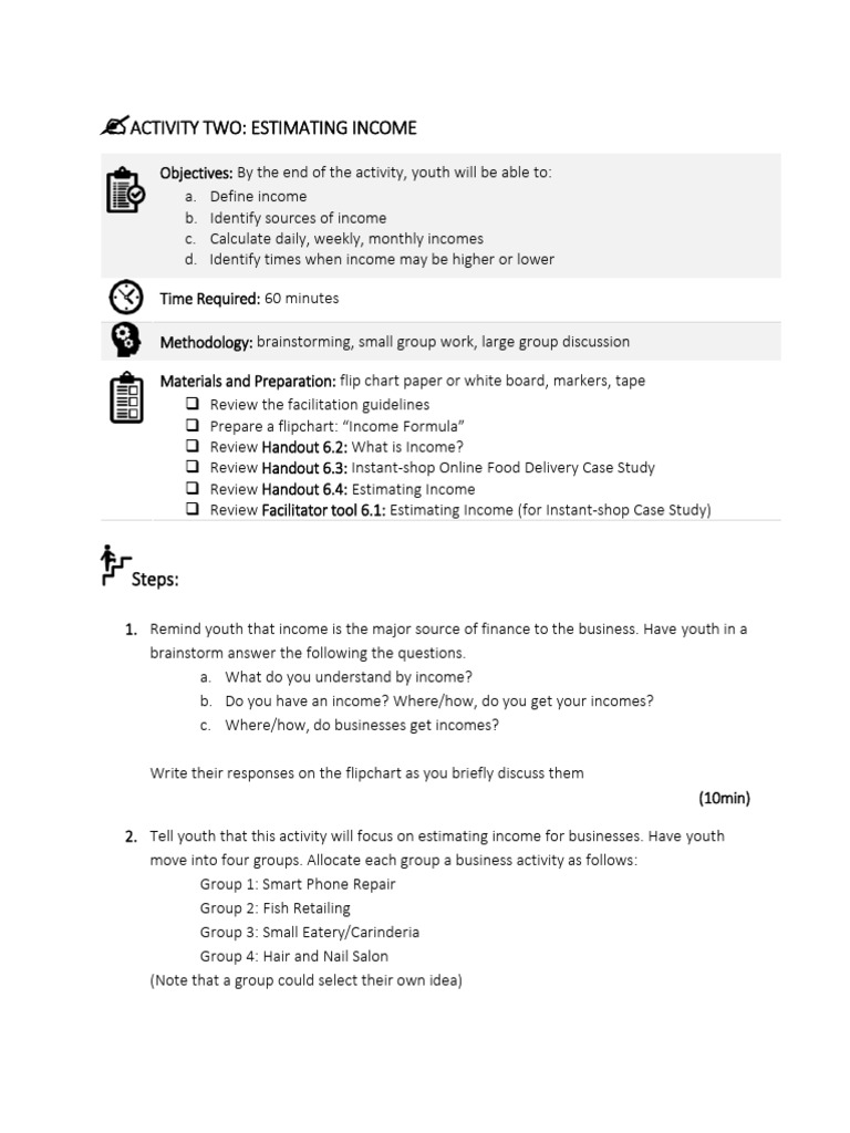 Demo 06 - Estimating Income | PDF | Prices | Economies