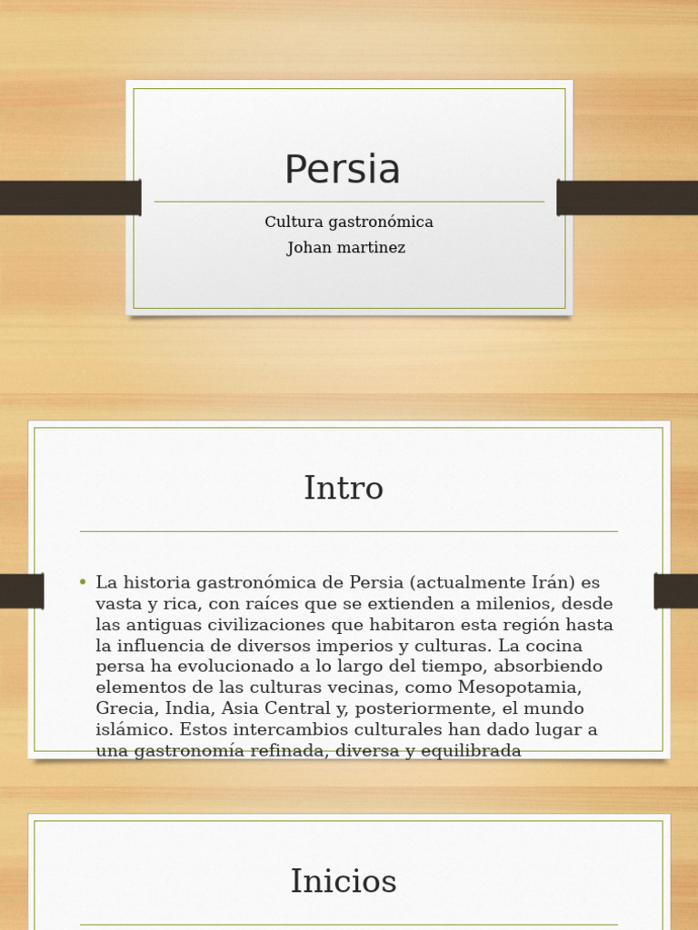 Gastronomía Persa: Historia y Platos Clásicos | PDF | Cocina iraní | Cocina