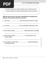 Wonders Grammar Reproducibles Grade 3 - 1 | PDF