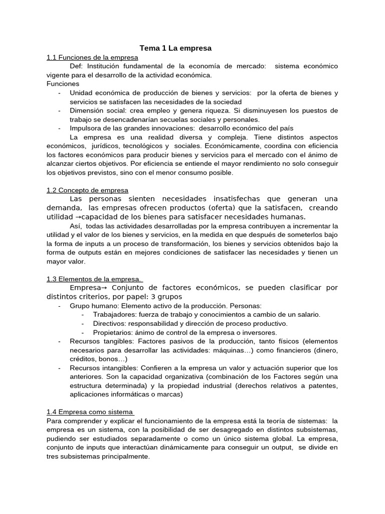 Economía 2 Bach | PDF | Business | Contabilidad