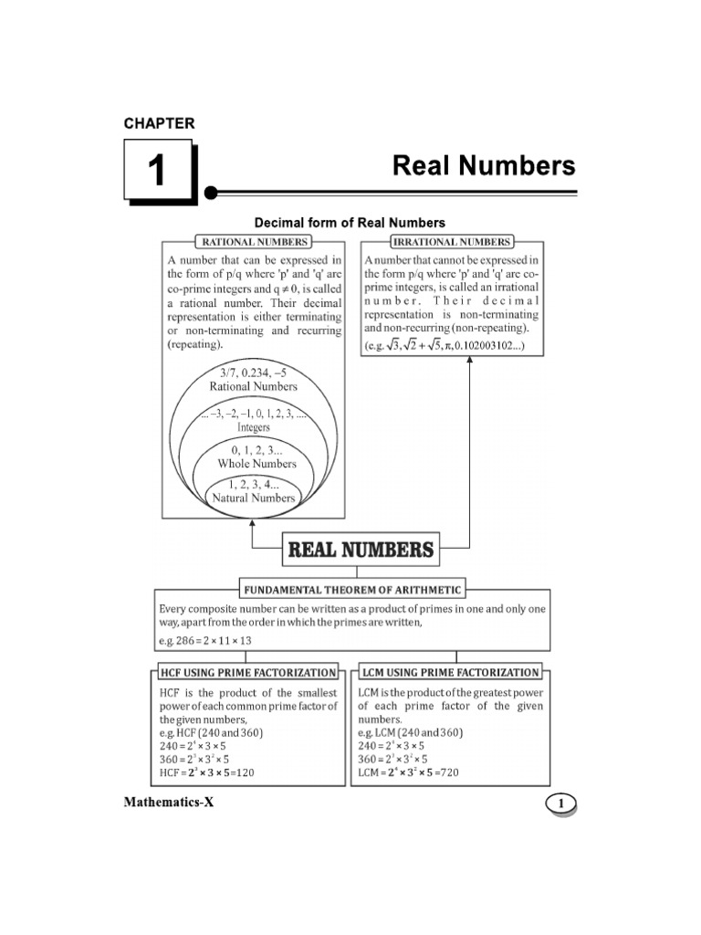 Real Numbers | PDF