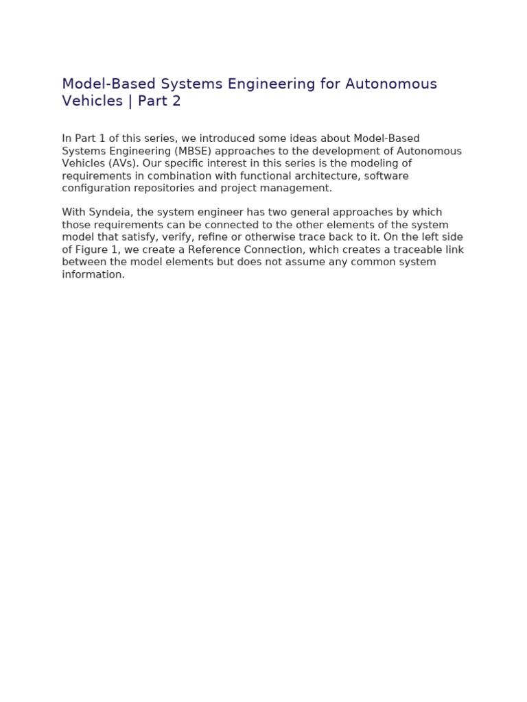 MBSE for AVs_Part2 | PDF | System | Computer Science