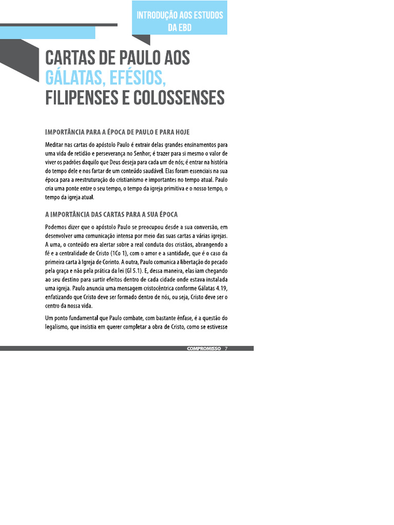 Cartas Paulinas | PDF