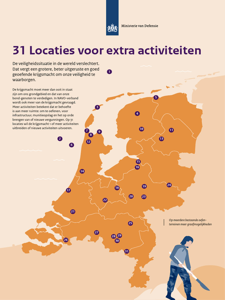 Defensie Ruimtebehoeften Infographic-31-Locaties | PDF