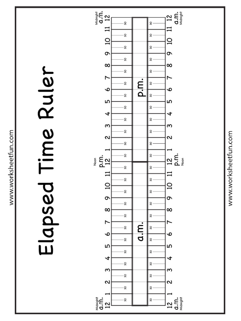 Timelinerulerworksheetfun 4 | PDF