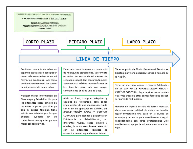 Linea de Tiempo - Edwin Ortiz Gallegos | PDF | Terapia física