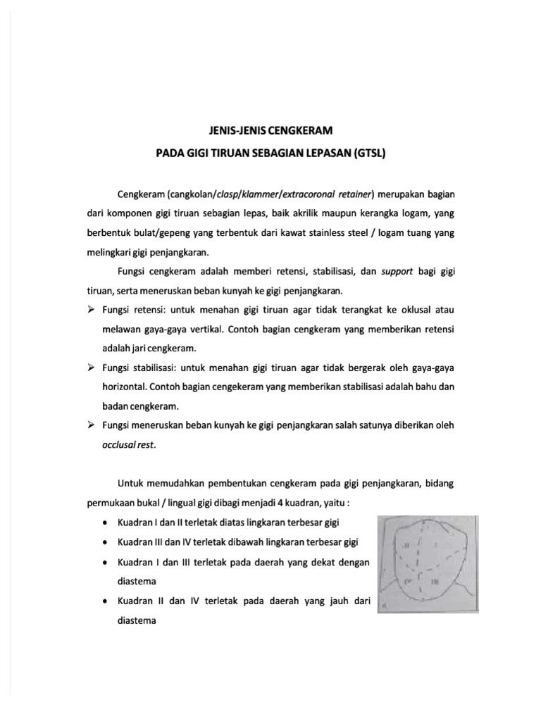 PDF Jenis Cengkeram Pada GTSL Compress | PDF