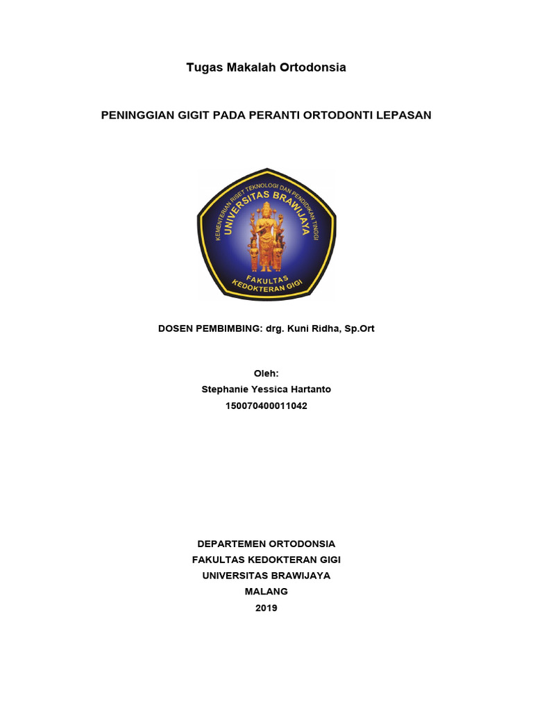 Peninggian Gigit pada Peranti Ortodonti | PDF