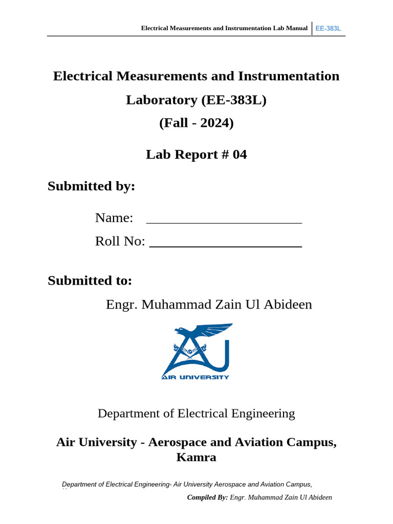 EMI Lab04 - Updated | PDF | Amplitude | Ac Power
