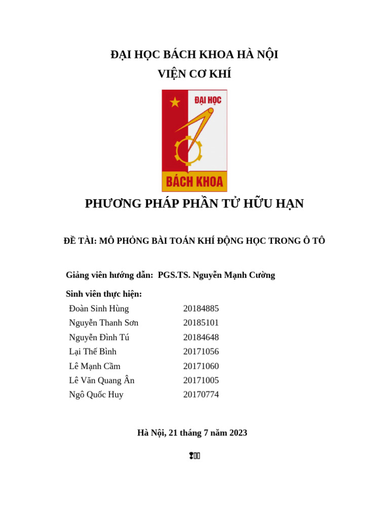 PTHH Nhóm 7 | PDF