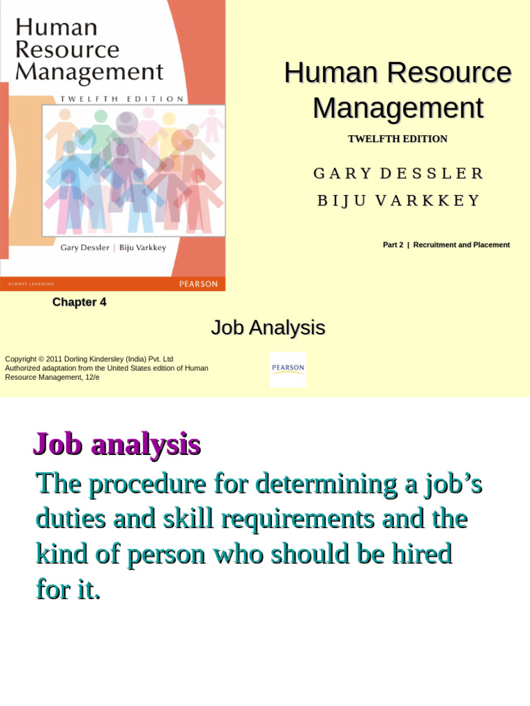 Chapter 4 (Job Analysis) | PDF | Information | Business