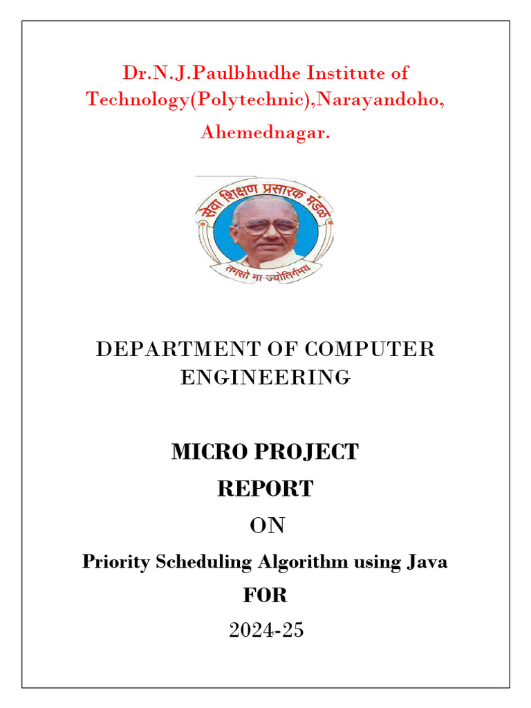 OSY microproject | PDF | Scheduling (Computing) | Computer Programming