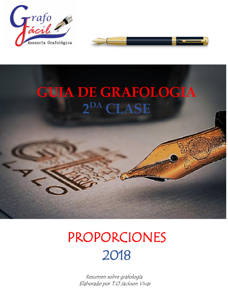 GUIA GRAFOLOGIA - 2 PROPORCIONES - GRAFO FACIL. docx | PDF | Grafología