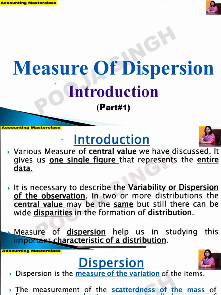Measure of Dispersion | PDF