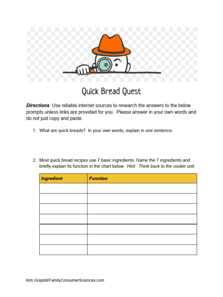 Quick-Bread-Quest | PDF