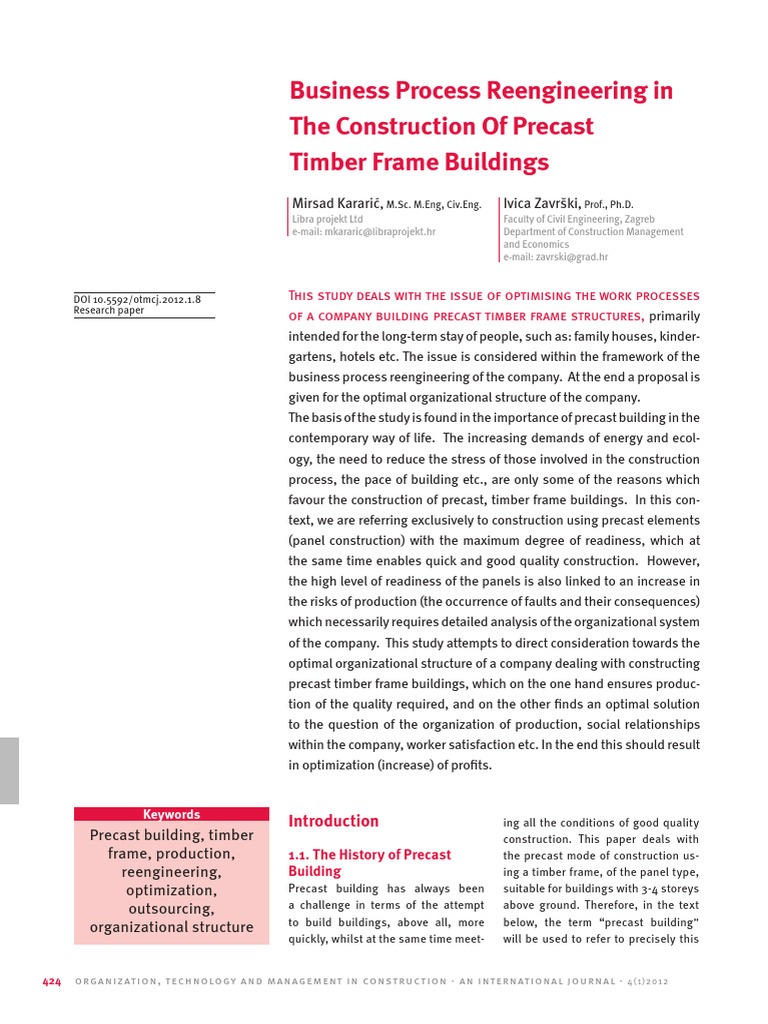 Business Process Reengineering | PDF | Business