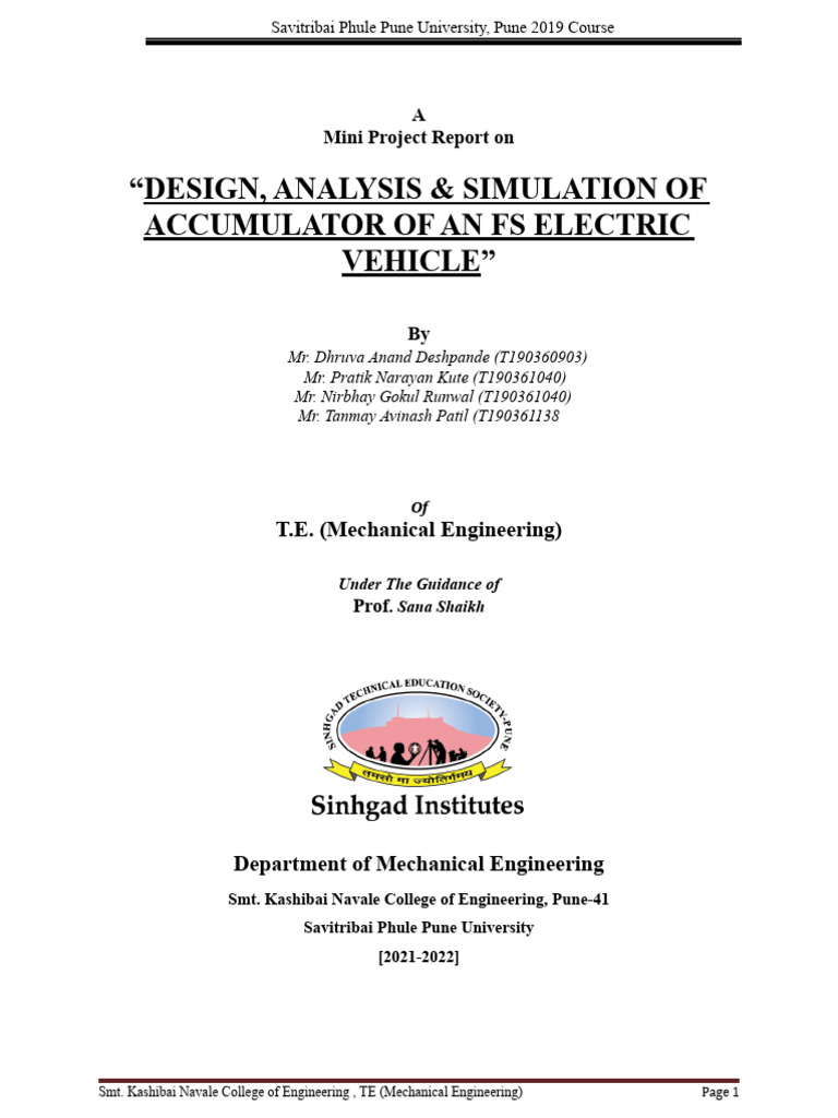 Design, Analysis and Simulation of 1 2 | PDF | Plug In Hybrid ...