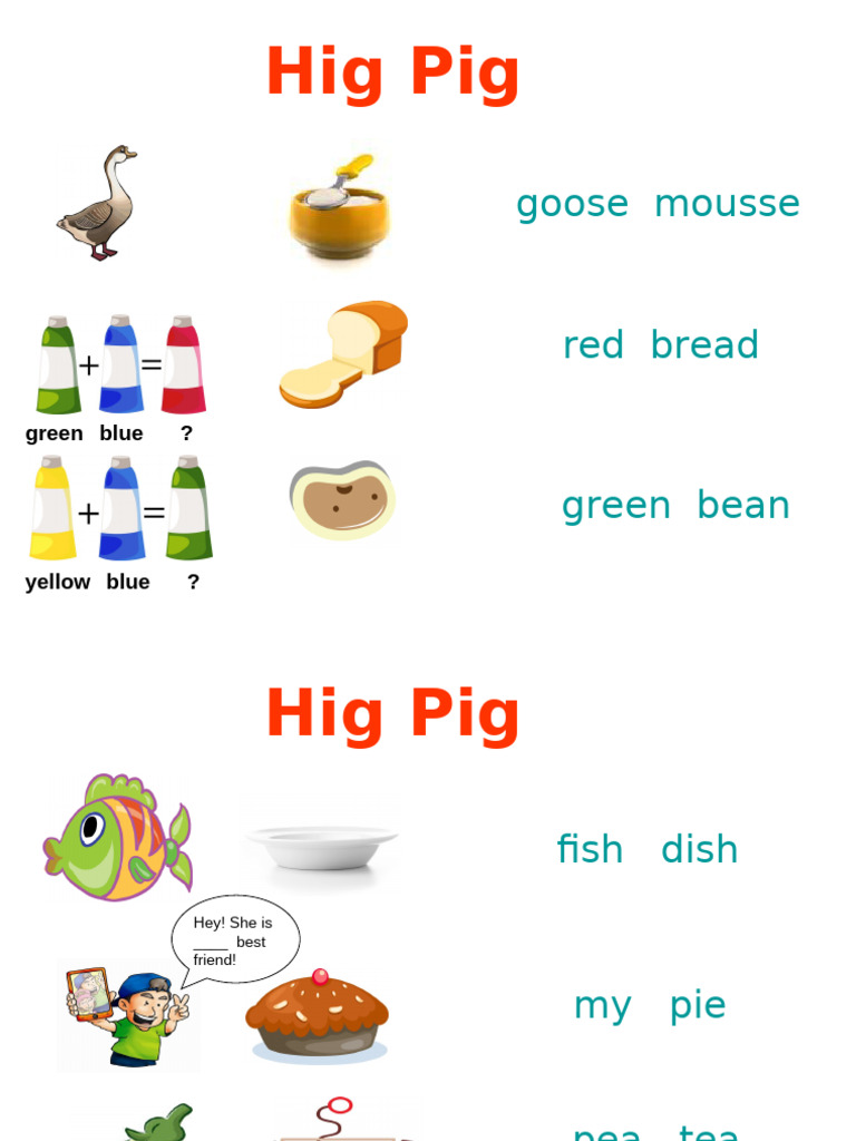 Rhyming Fun with Hig Pig | PDF