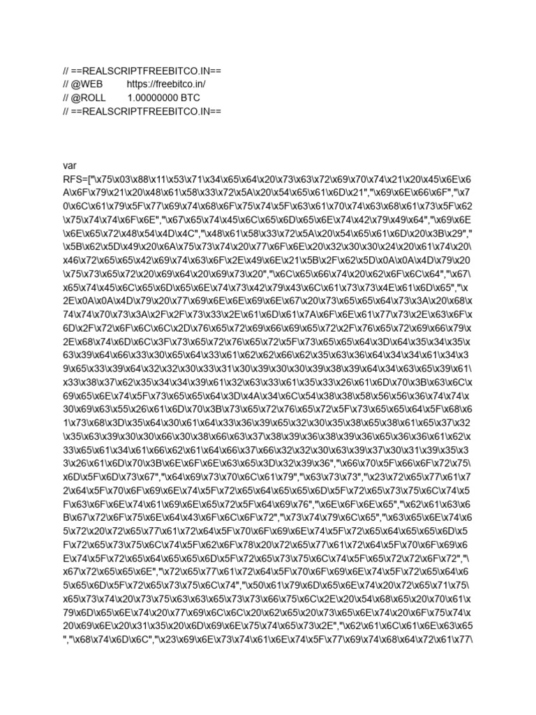 Script 1 BTC | PDF | X86 Architecture | Computer Hardware