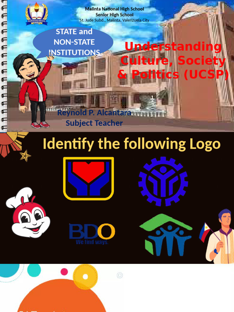 State and Non-State Institutions Activity | PDF