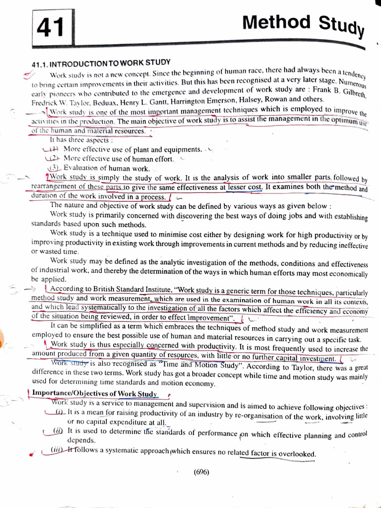 Method Study Part 1 | PDF