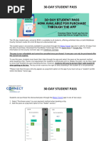 Details of Metro Student Pass | PDF | Fare | Passenger Rail Transport