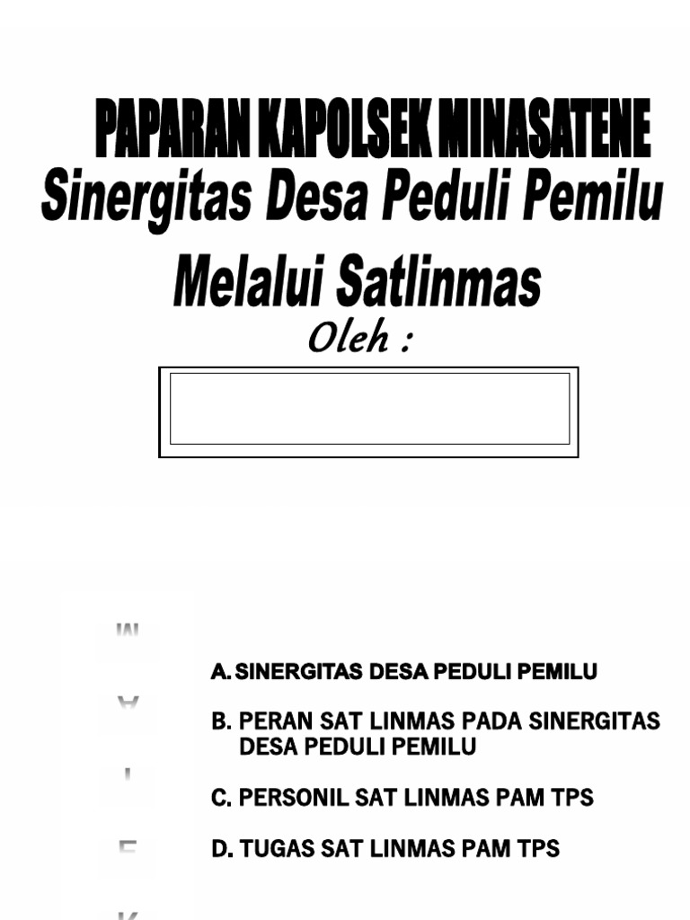 DESA PEDULI PEMILU Upload | PDF