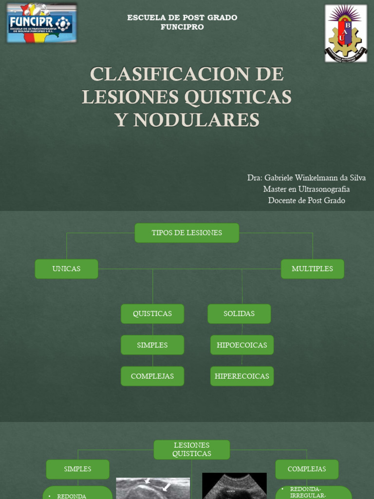 Clasificación de Lesiones Quísticas y Nodulares | PDF