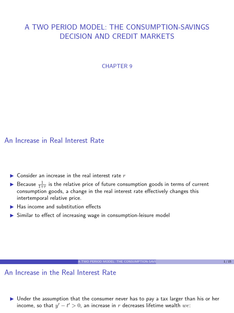 3 | PDF | Consumption (Economics) | Interest