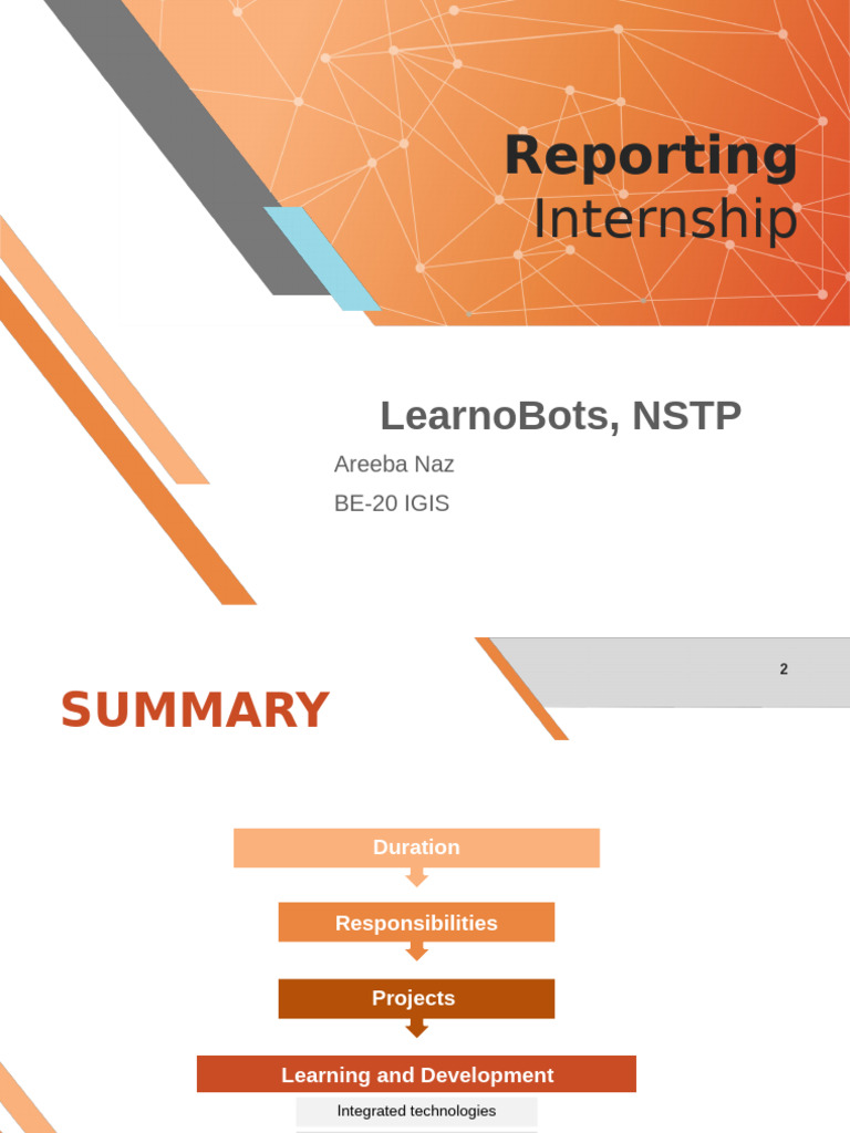 Reporting Internship | PDF