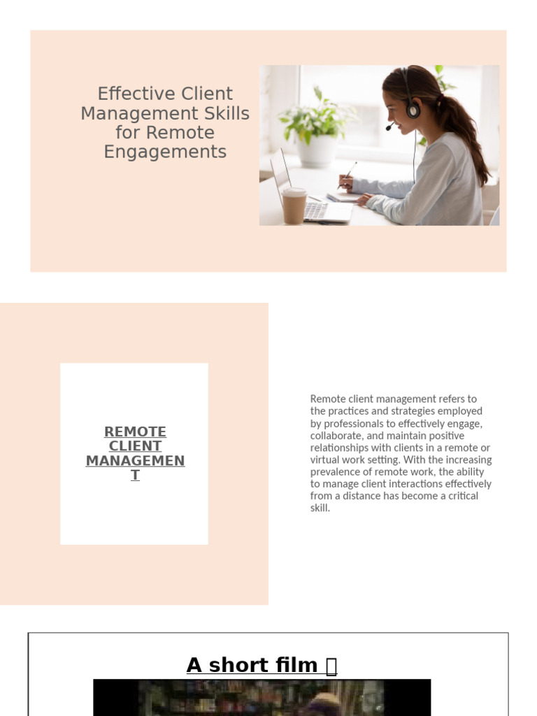 Effective Client Management Skills-Clear Communication | PDF | Nonverbal Communication ...