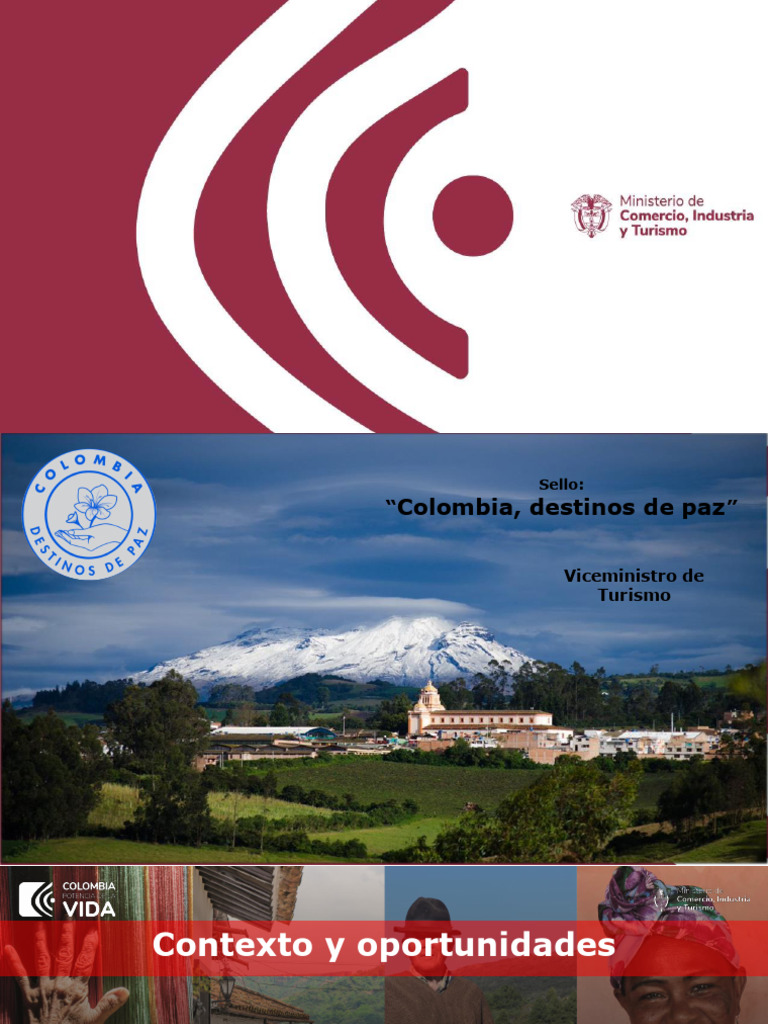Sello "Colombia, Destinos de Paz" | PDF | Turismo | Colombia