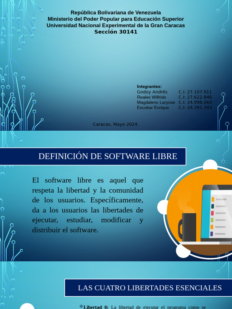 Sofware Libre Expocicion | PDF | Software libre | Informática