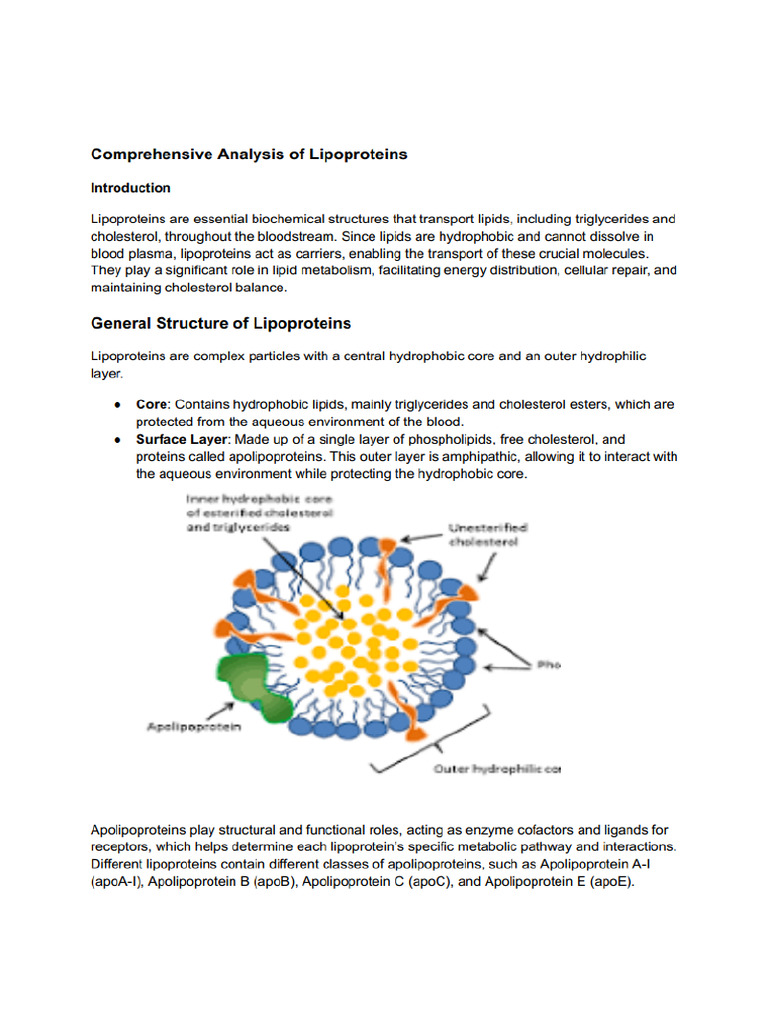 LIPOPROTEINS | PDF