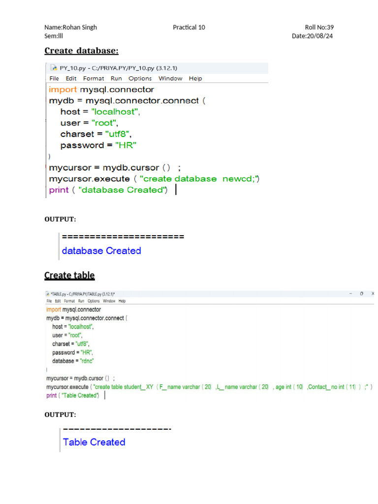 Practical 10 Rohan | PDF