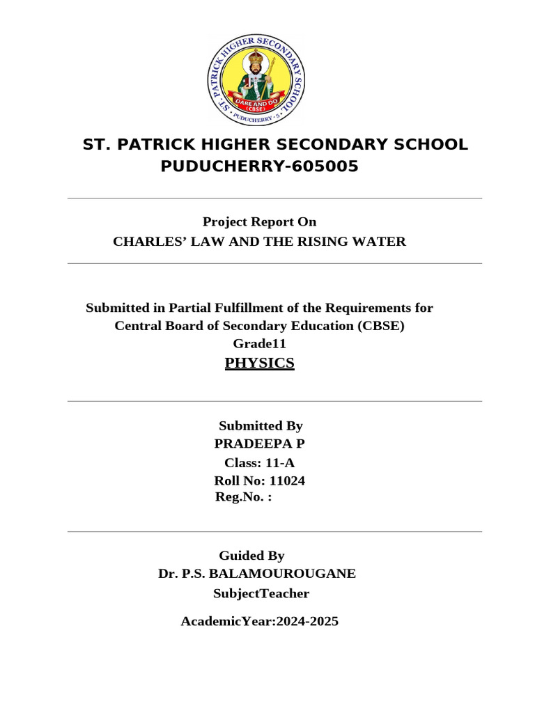 Project Front Pages | PDF