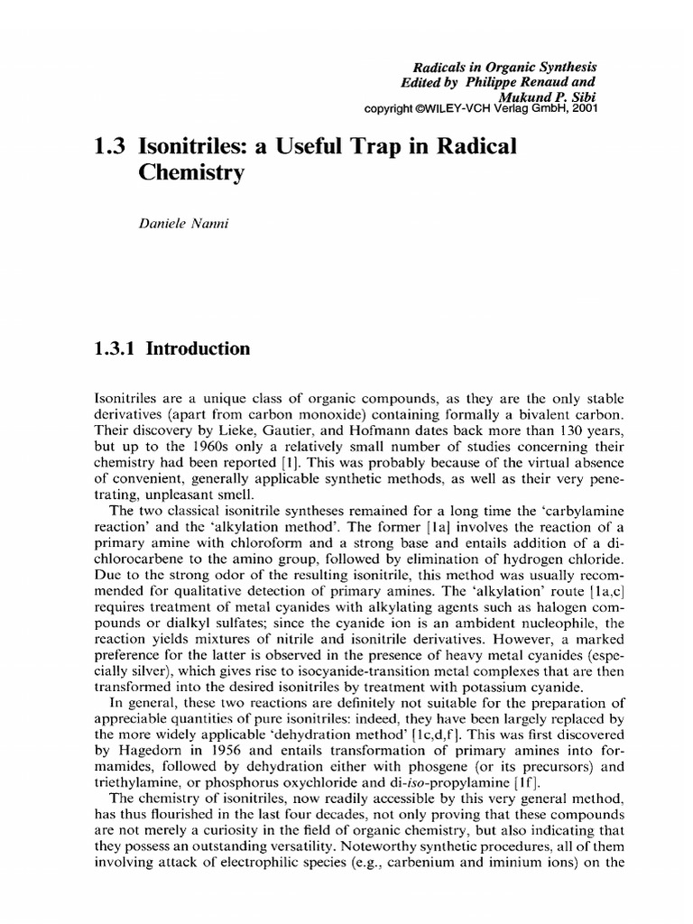 2001_Nani_Book_Chapter_Radicals in Organic Synthesis_Isonitriles-a ...
