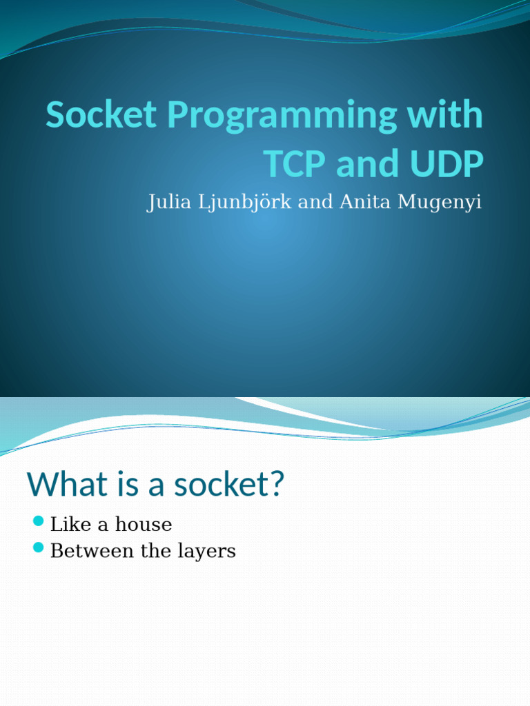 Group2 | PDF | Network Socket | Transmission Control Protocol