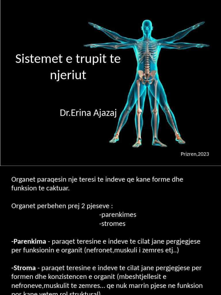 8.Sistemet e Trupit Te Njeriut | PDF