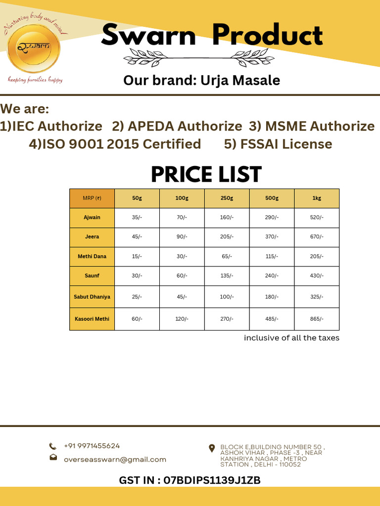 Prices Letterhead | PDF