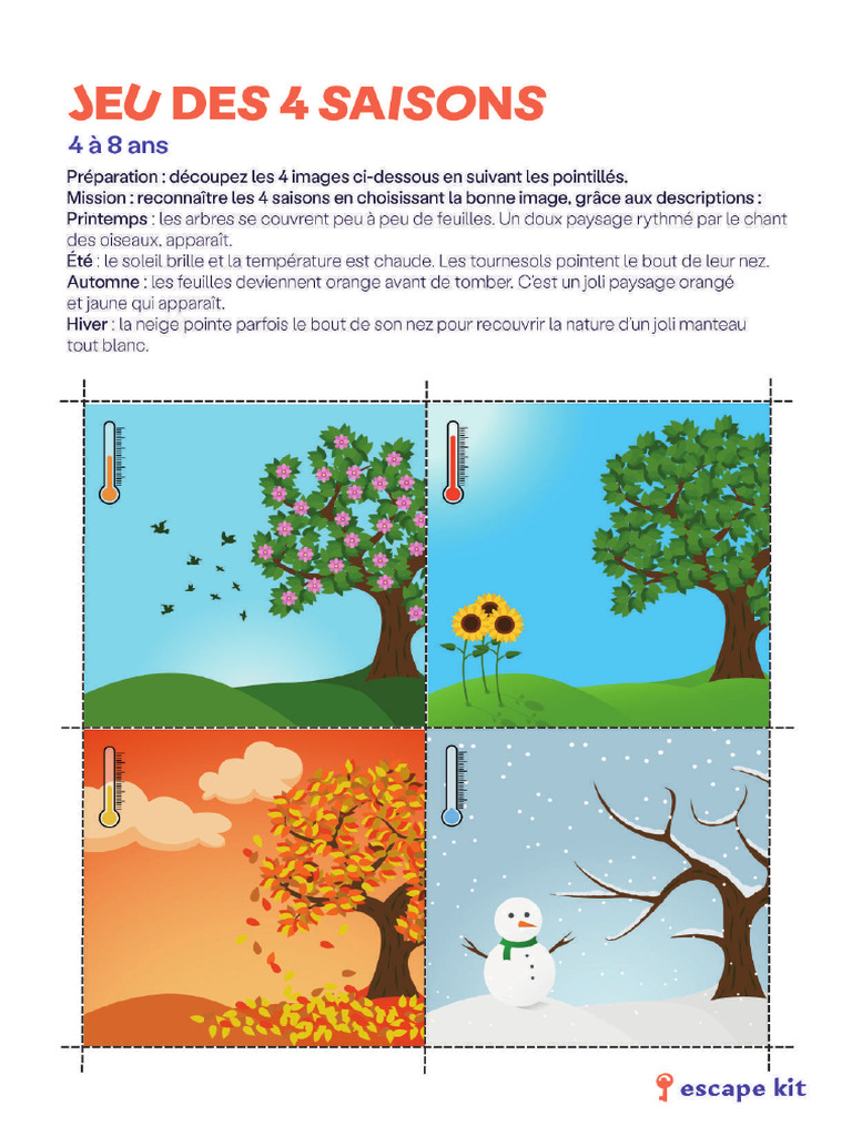 Enigme Des 4 Saisons | PDF