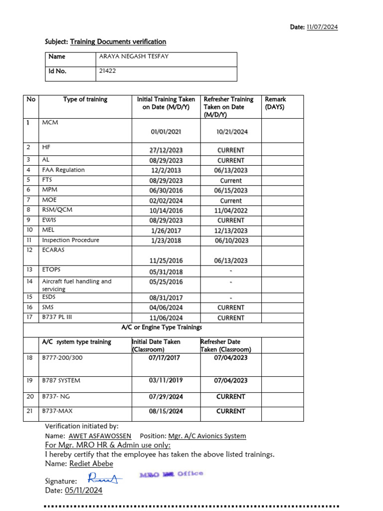 21422 verification | PDF | Boeing | Transport