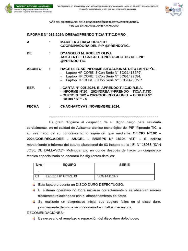 informe san jose | PDF | Informática