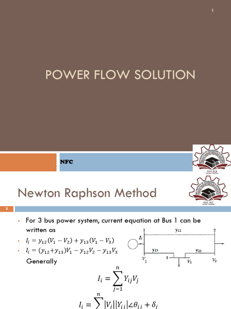 Power Flow Analysis_NR | PDF | Electric Power | Electromagnetism